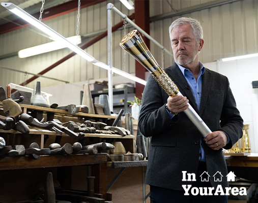 In Your Area, UK - Baton of Hope - Thomas Lyte